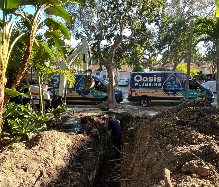 Sewer Line Repair and Repipe | Oasis Plumbing